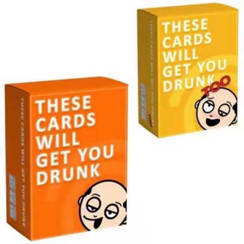 These Card Will Get You Drunk / Fun Adult Drinking Game | Shopee ...