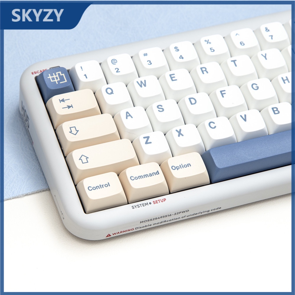 144 Keys Soyamilk Keycaps XDA Profile Simple PBT Dye Sublimation ...