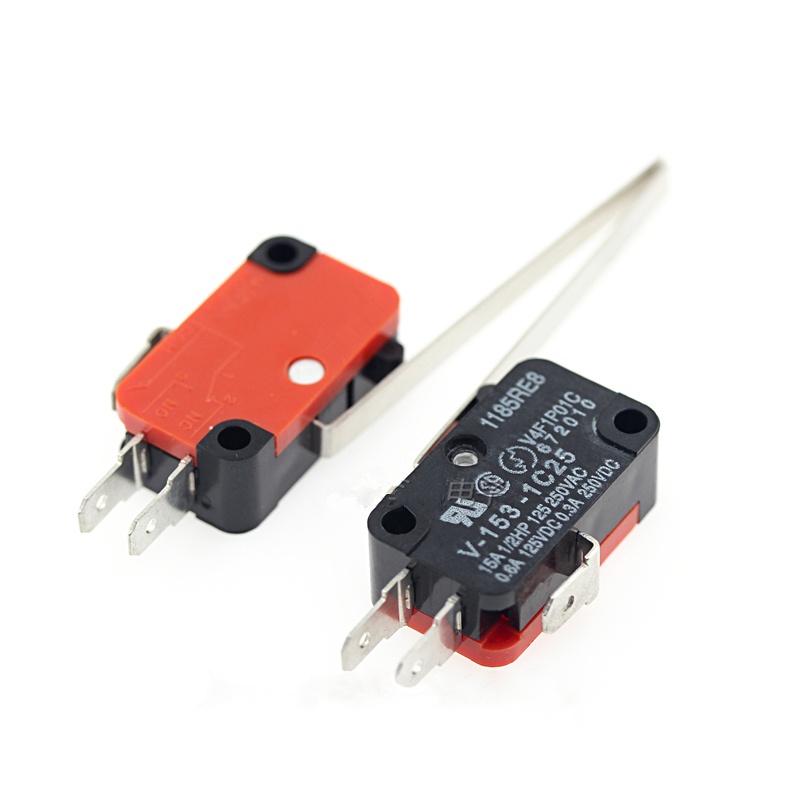 10pcs V-153-1C25 Limit Switches Long Straight SPDT Micro Switch ...