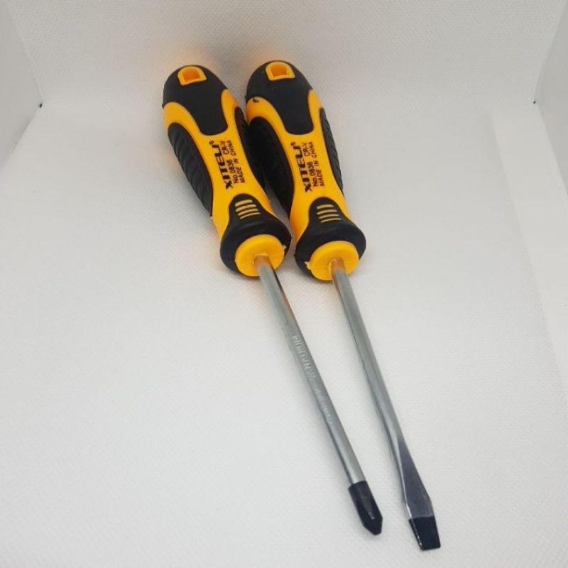 2pcs. Screwdriver flat and philips | Shopee Philippines