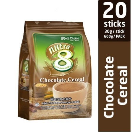 Gold Choice Nutra 8 Chocolate Cereal (20 x 30g) | Shopee Philippines