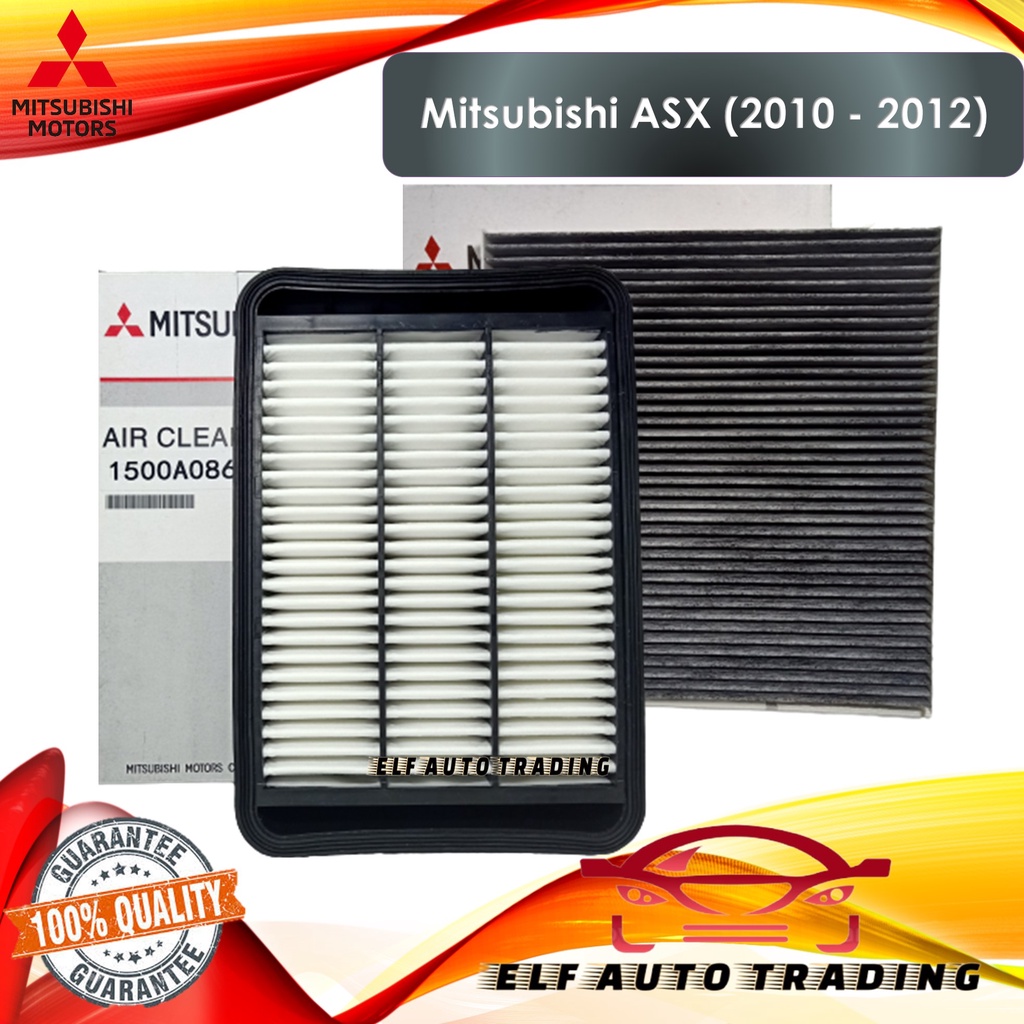 Combo Engine Air Filter and Charcoal Cabin Filter for Mitsubishi ASX ...