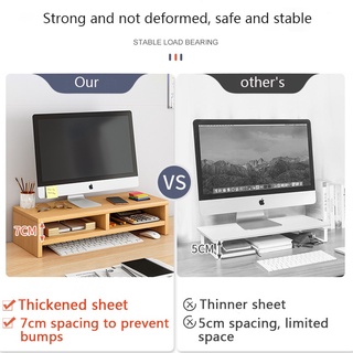 Monitor Stand Computer Screen Increased Shelf Computer Rack Desktop ...