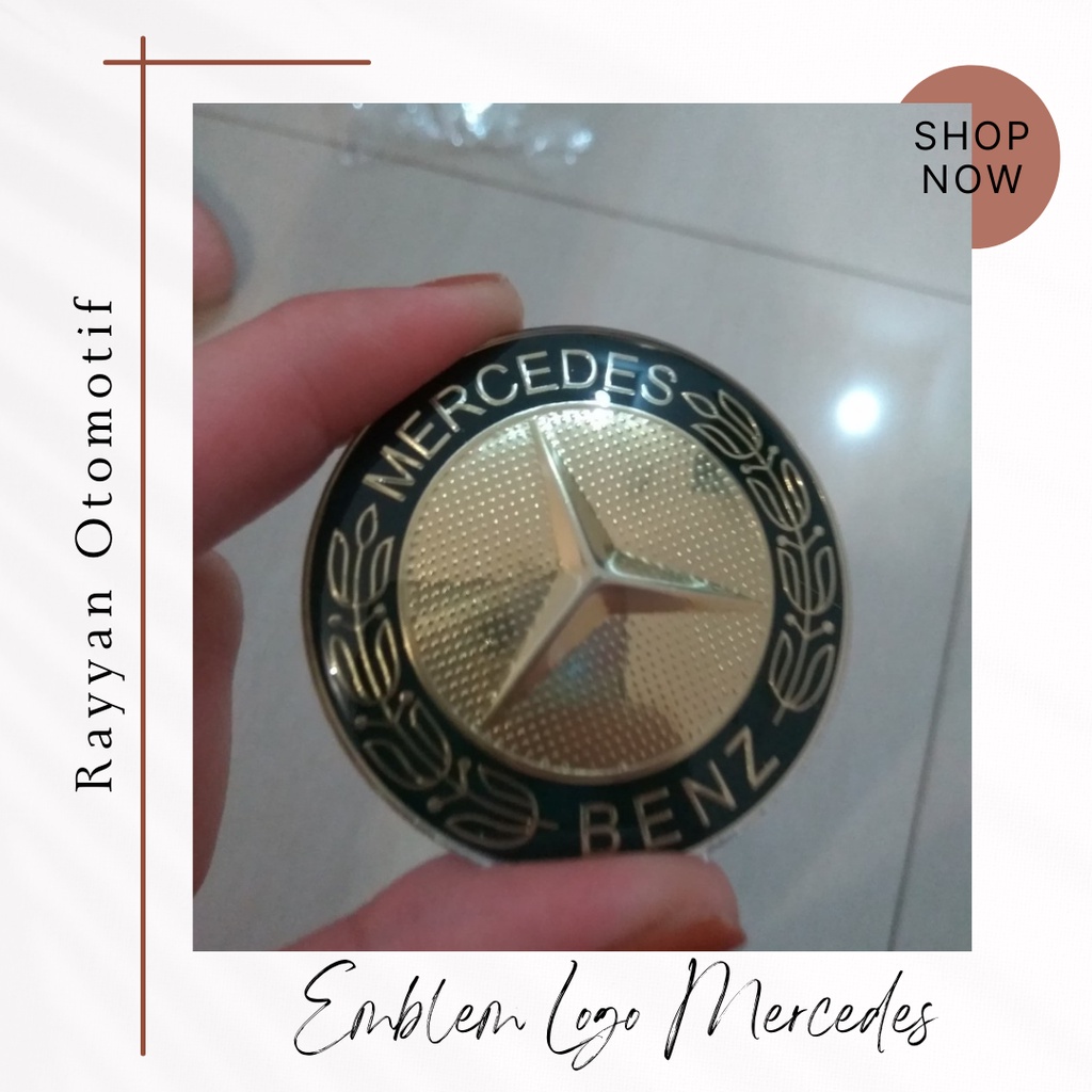 Round mercedes logo emblem - PFL Store