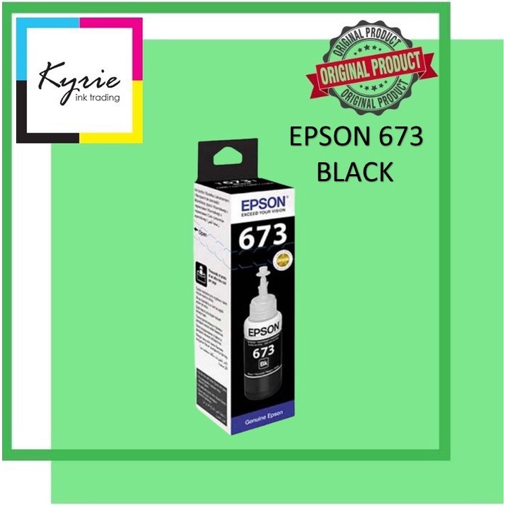 EPSON 673 Genuine Ink Bottle ( Black,Cyan,Light Cyan,Yellow,Magenta ...