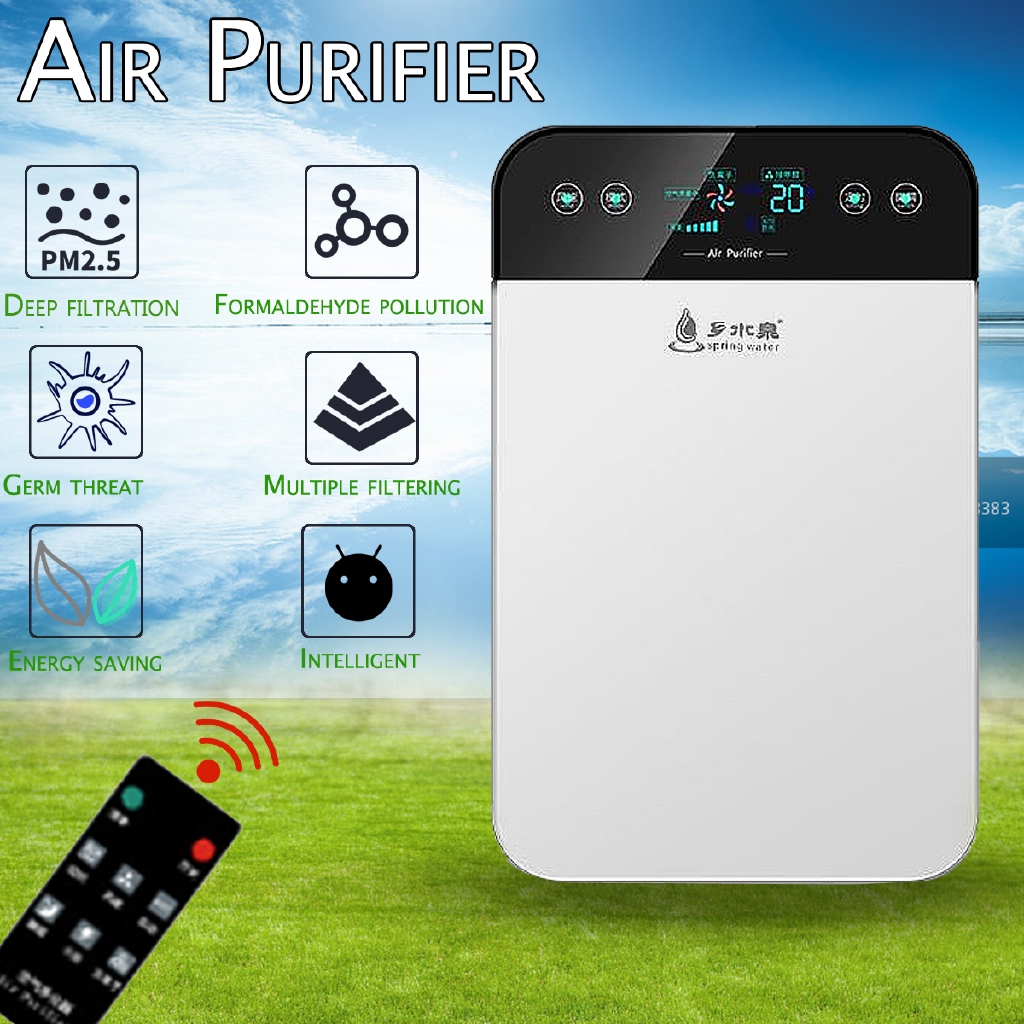 220V Air Purifier Freshener Cleaner Sterilizer HEPA Filter | Shopee Philippines