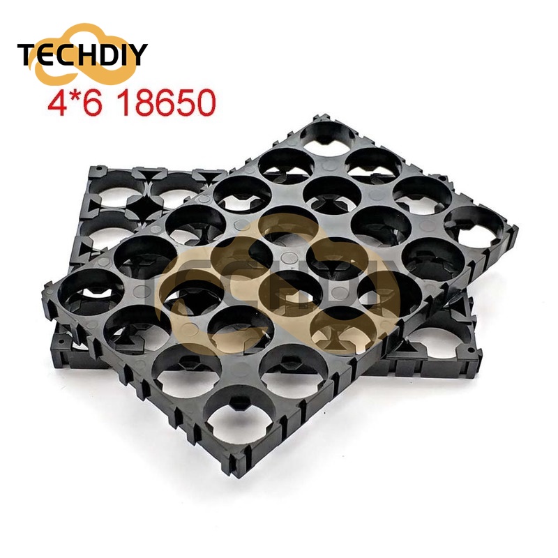 18650 Lithium Cell Cylindrical Battery Case Holder Batteries Pack ...