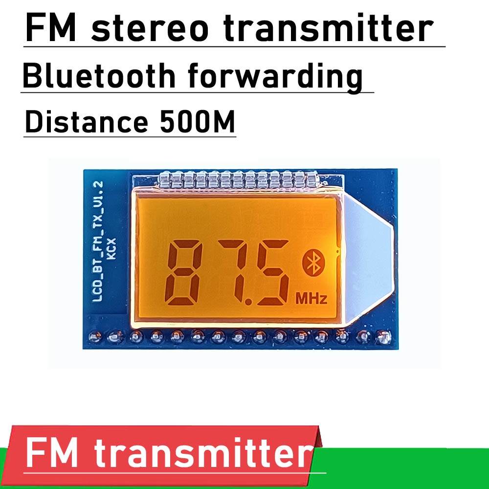 FM Stereo Audio Transmitter Circuit Board Module Bluetooth Forwarding ...