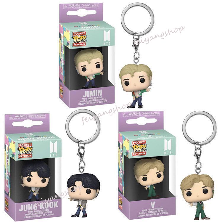 Funko Pop BTS Keychain Idol Doll BTS V JUNG KOOK JIMIN Action Figure | Shopee Philippines