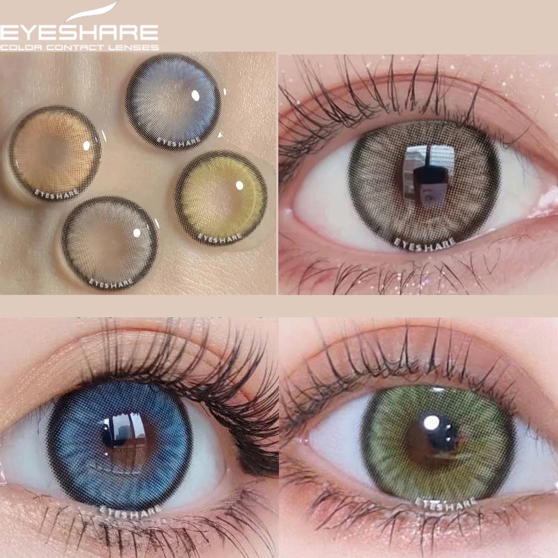 EYESHARE Natural Colored Contact Lenses for Eyes DIAMOND Series Contact ...