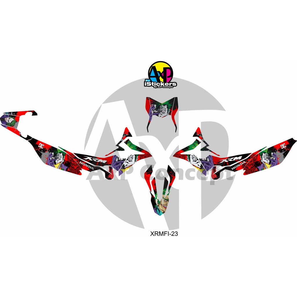 Honda xrm 125 fi decal kit xrmfi-23 | BeeCost