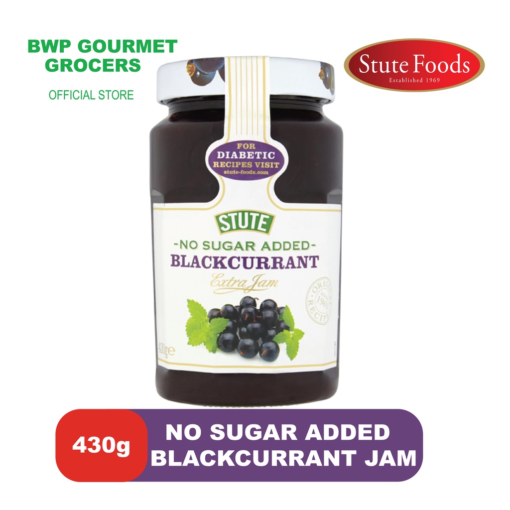 Stute No Sugar Added Blackcurrant Jam (430g) | Shopee Philippines