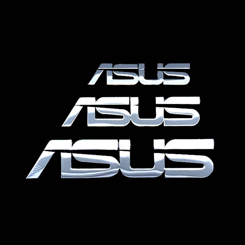 New metal sticker-Asus logo notebook metal sticker computer sticker LCD ...