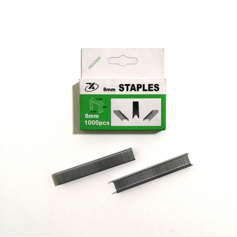8mm Staples 1000pcs for Gun Tacker Staple Wire | Shopee Philippines