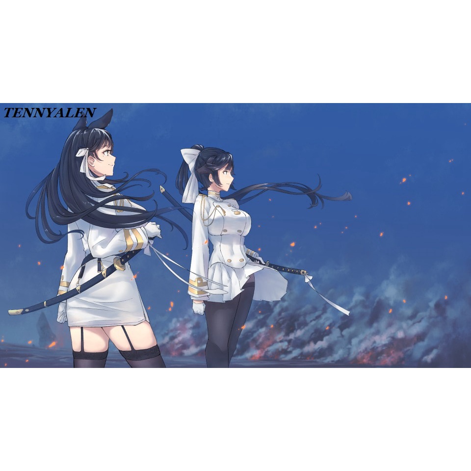Anime Game Azur Lane Cosplay Costume Atago takao cos Uniform Collection ...