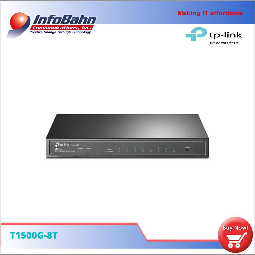 TP Link Jetstream 8-Port Gigabit Smart Switch Tl-Sg2008 Infobahn ...