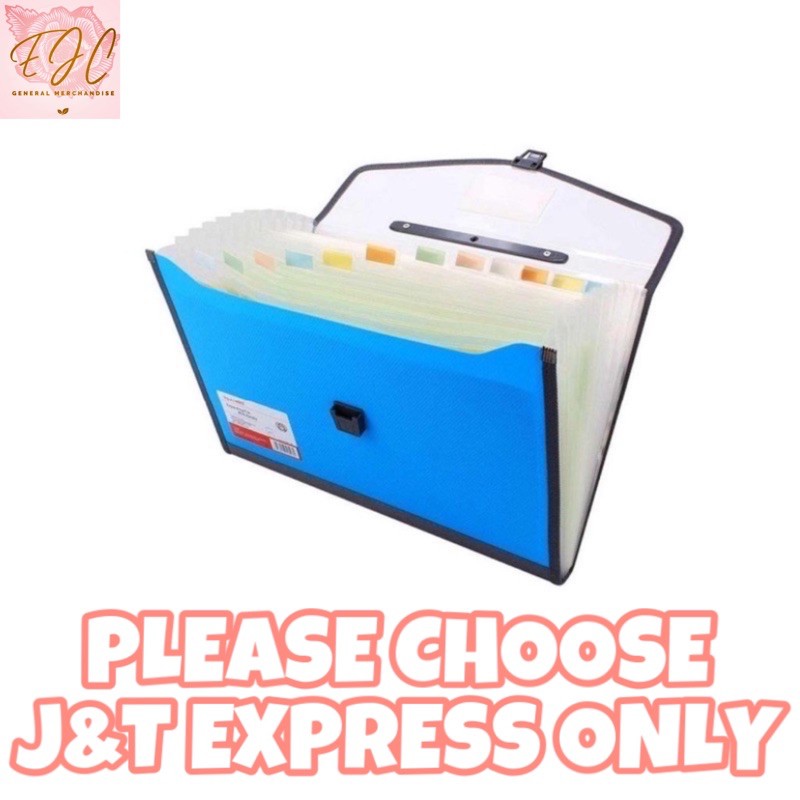 Accordion Long Expanding Plastic Envelope with Handle Indexes Index Tab ...