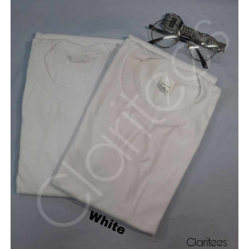 SOFTEX White | Plain Shirt Roundneck | Shopee Philippines