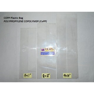 1 pack (100pcs/pack) COPP Plastic Bag / POLYPROPYLENE COPOLY | Shopee ...