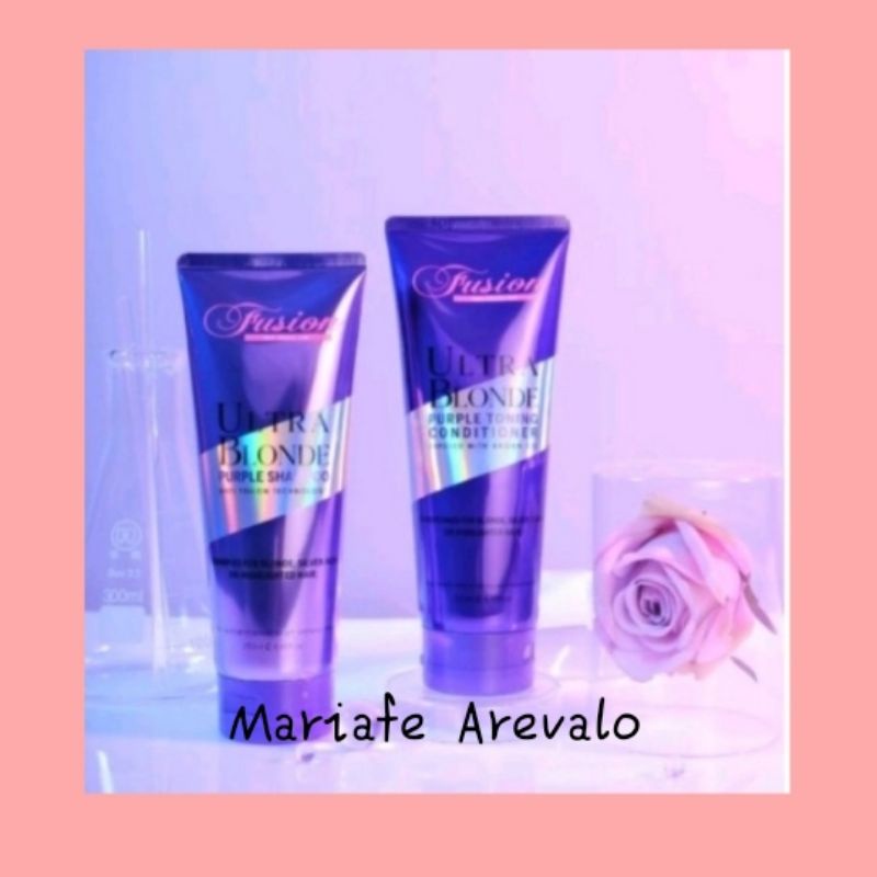 (FUSION) Purple Shampoo/Conditioner Tube 250ml | Shopee Philippines