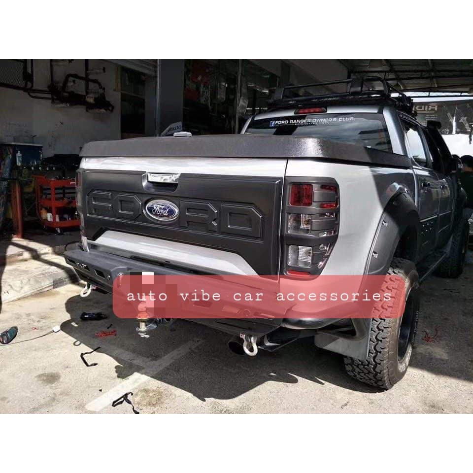 Ford Ranger/Raptor Tail Gate Cladding (F150 style) | Shopee Philippines