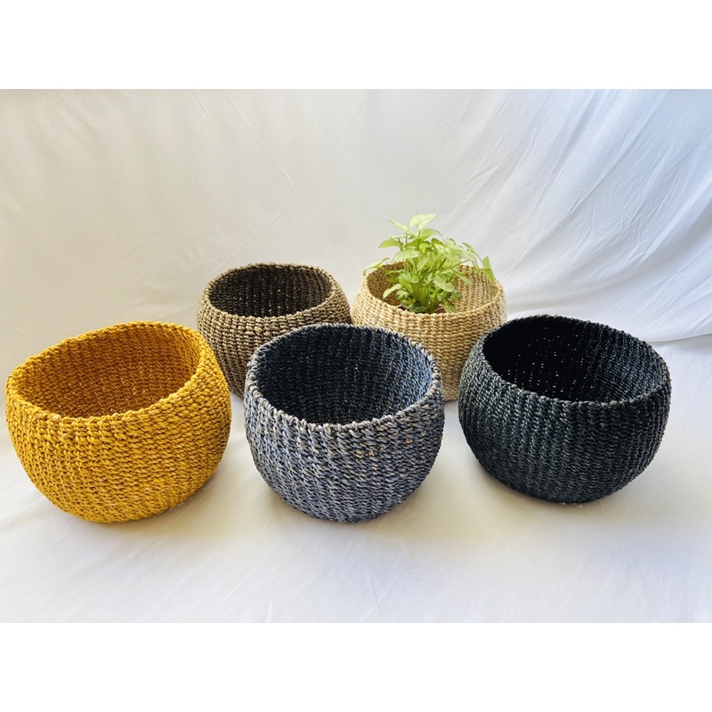 abaca bulging basket 7x5inches | Shopee Philippines