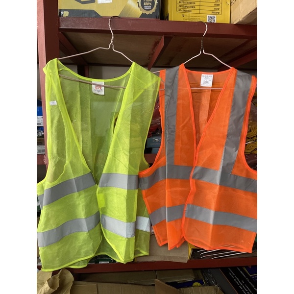 Reflectorized Safety Vest XXL(Orange,Light green) (per unit) | Shopee ...