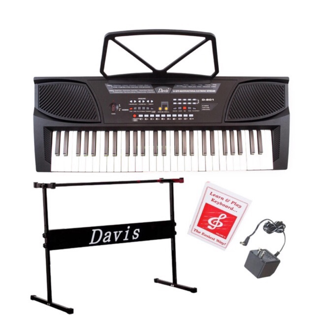 Davis D201 electronic keyboard with stand | Shopee Philippines