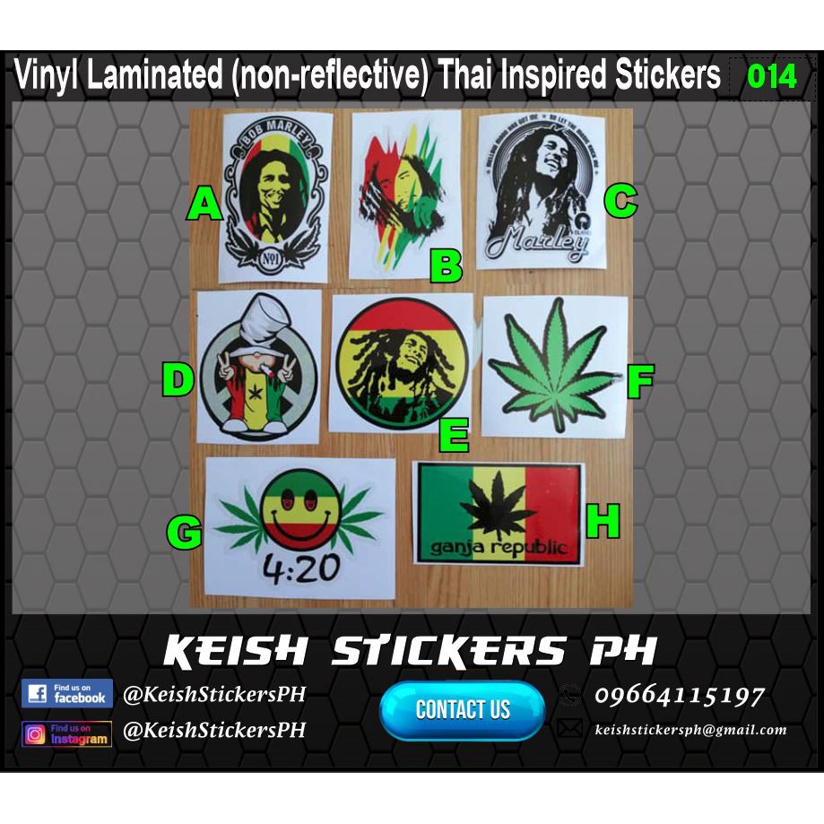Vinyl Laminated Stickers 014 | Shopee Philippines