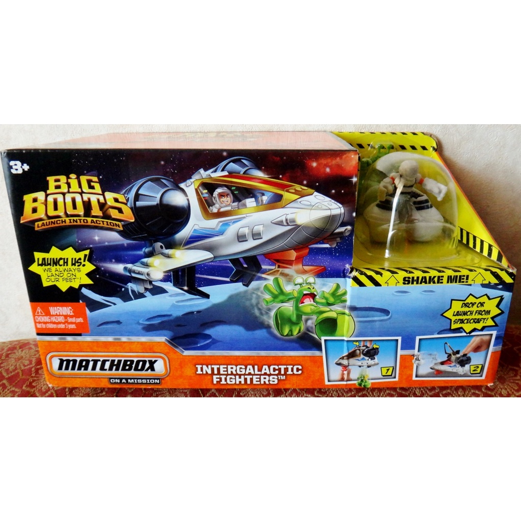 Matchbox Big Boots Intergalactic Fighters Playset NewUSA | Shopee ...