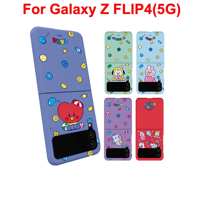 (Z FLIP4)BTS BT21 Official JELLY CANDY Slim Phone Case Cover For ...