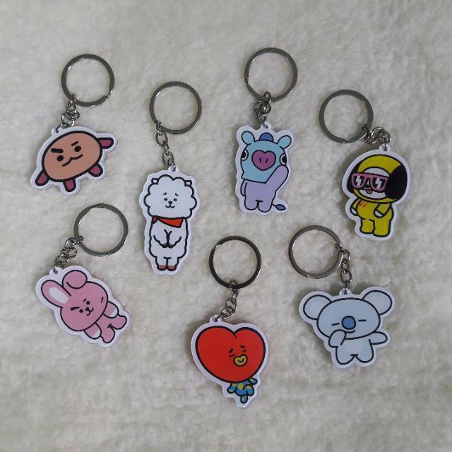 Keychain Bt21 Chibi Bts | Shopee Philippines
