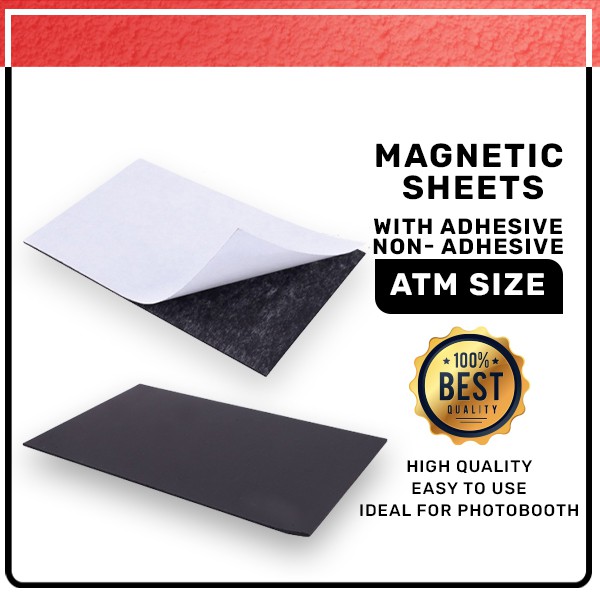Magnetic Sheet ATM Size Pre-Cut Ref Magnet (10pcs/Pack) | Shopee Philippines