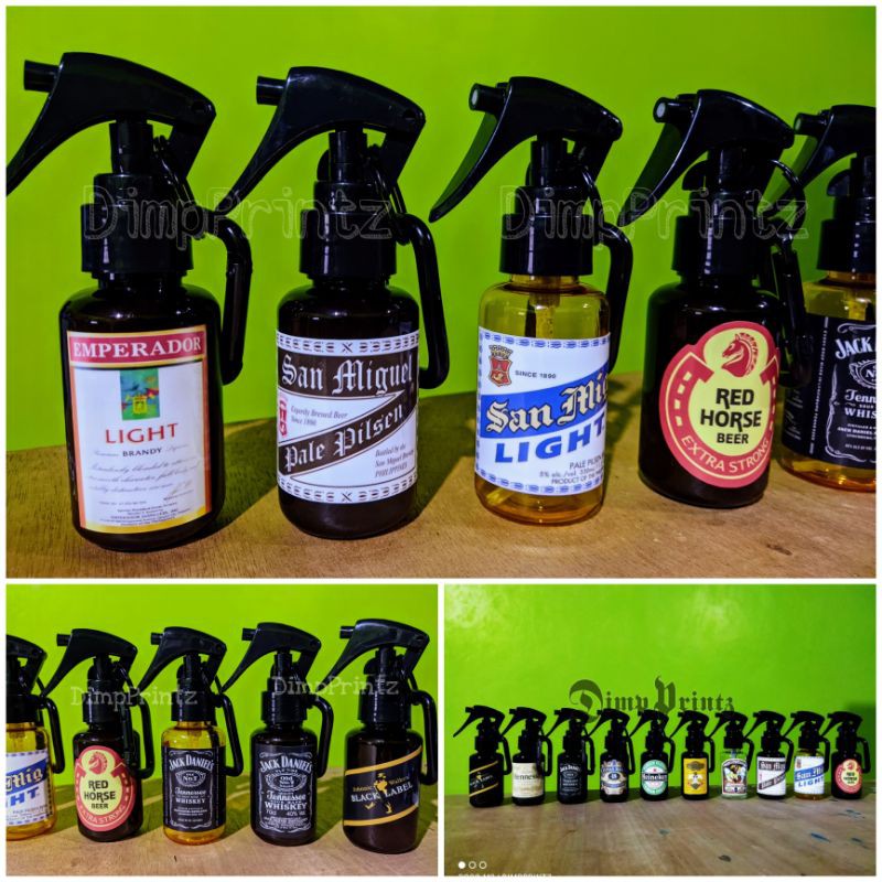 Alcohol Trigger Spray Bottle / Customized Liquor Design with Carabiner ...