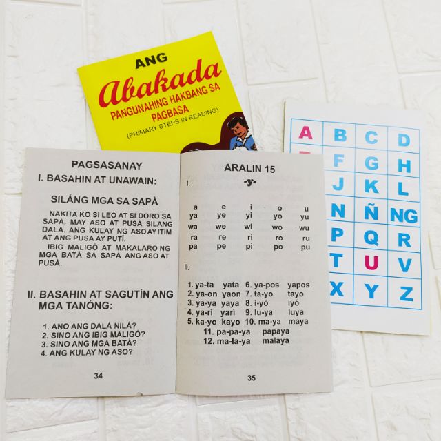 Ang Abakada (primary steps in reading) | Shopee Philippines