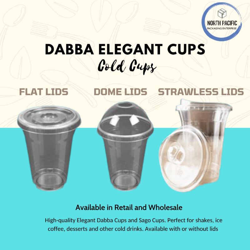 DABBA CUPS , MILK TEA CUPS, ICED COFFEE CUPS (50PCS PER PACK) | Shopee ...