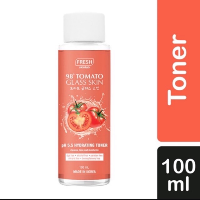 Fresh Skinlab Tomato Glass Skin Hydrating Toner | Shopee Philippines