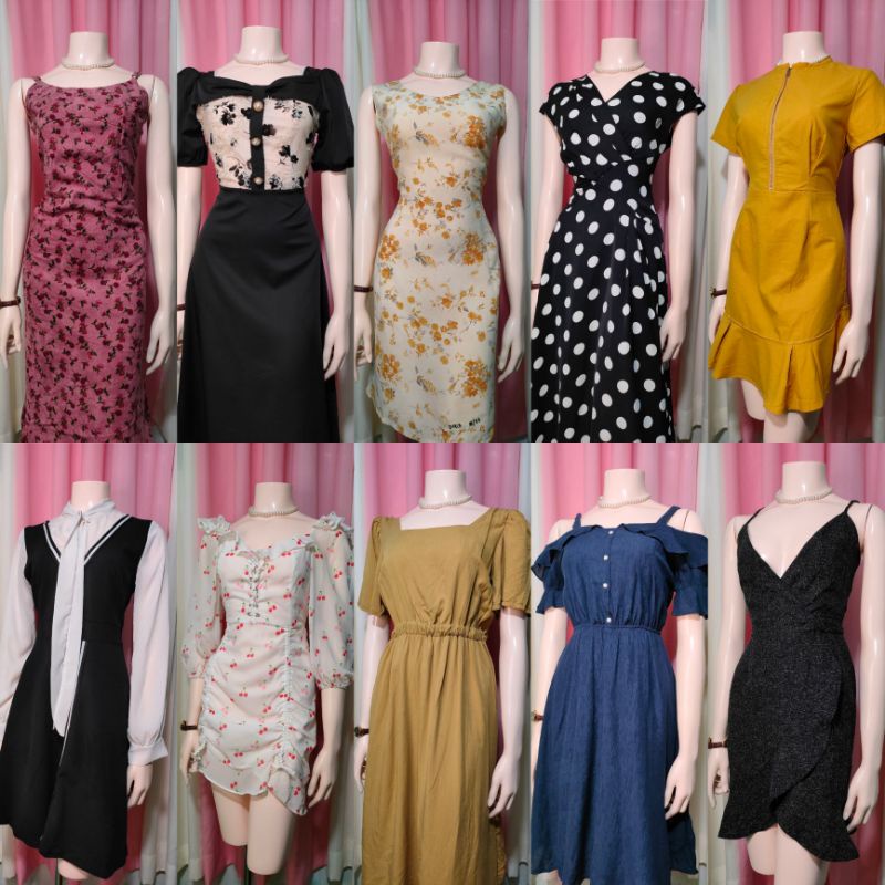 Dress ( Mini/Midi/Maxi ) Preloved | Shopee Philippines