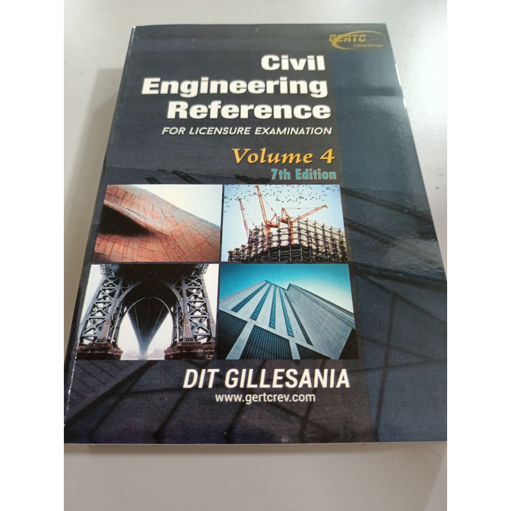 CIVIL Engineering Reference volume 4 7th edition By:Dit Gillesania ...