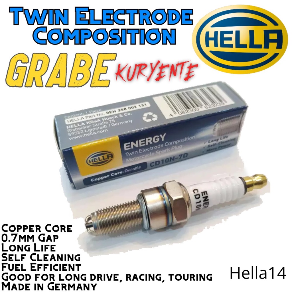 Kawasaki Barako 175 CD10N-7D HELLA TWIN ELECTRODE COMPOSITION SPARK ...