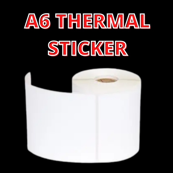 A6 Waybill Thermal Sticker Roll 300s 500s | Shopee Philippines