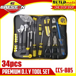 CRESTON Premium DIY Tool 34pcs/SET CCS-885 | Shopee Philippines