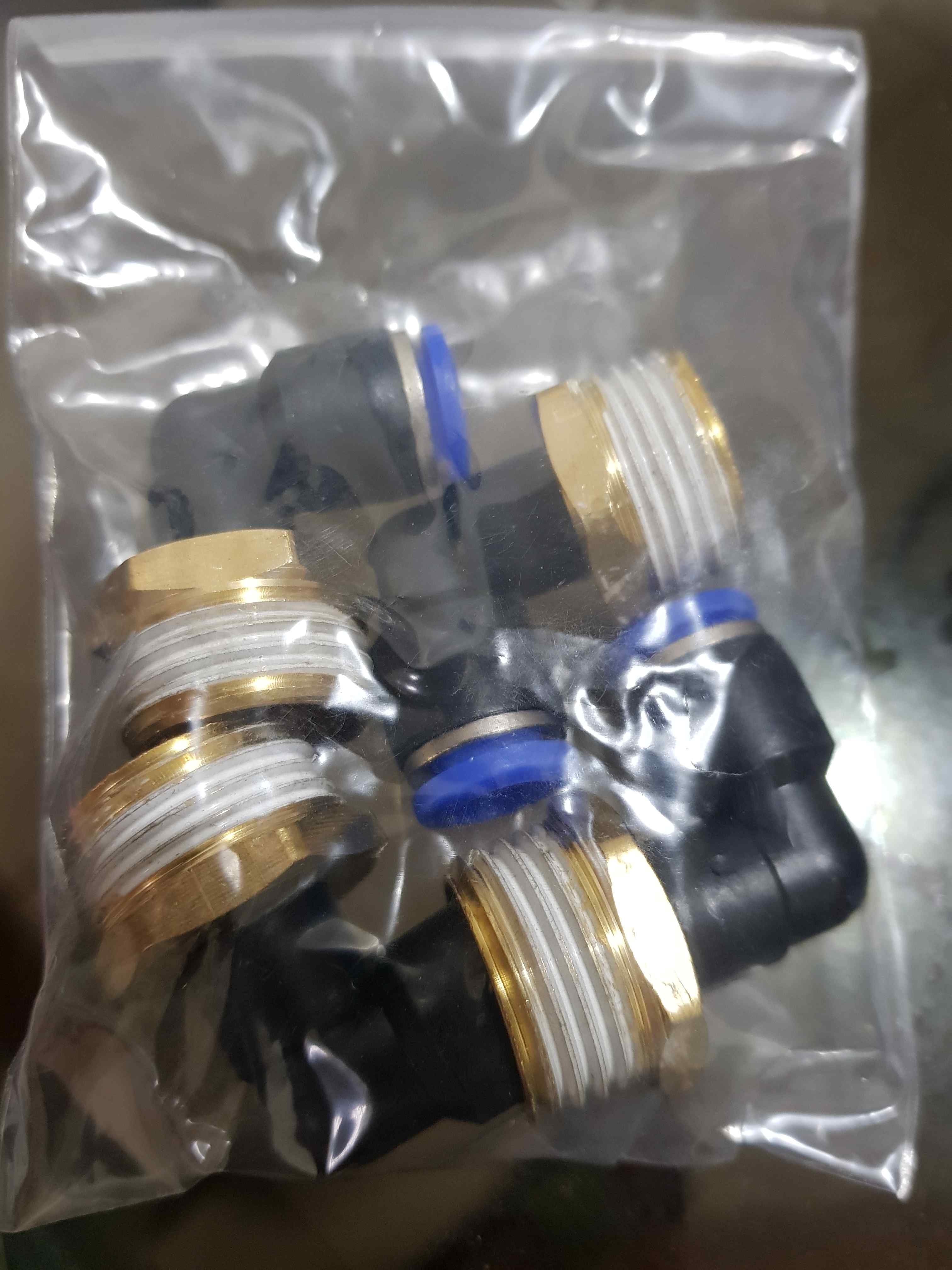 Pneumatic Fitting 90 degree Bspt M5/1/8'' 1/4'' 3/8'' 1/2"Male Inner ...