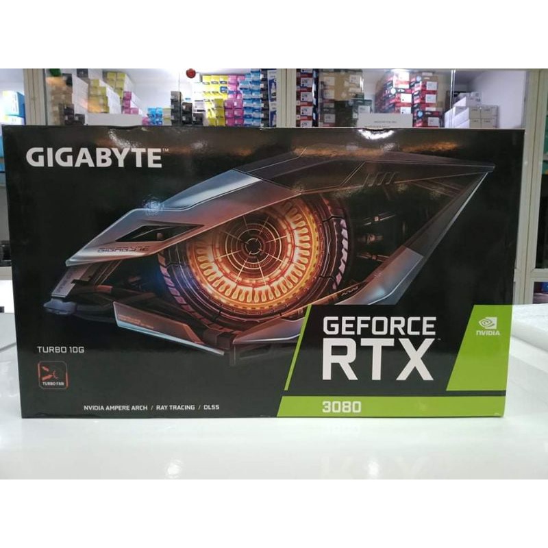 GIGABYTE GEFORCE RTX 3080 TURBO 10GB 320BIT GDDR6X HDMI*2, DISPLAY PORT ...