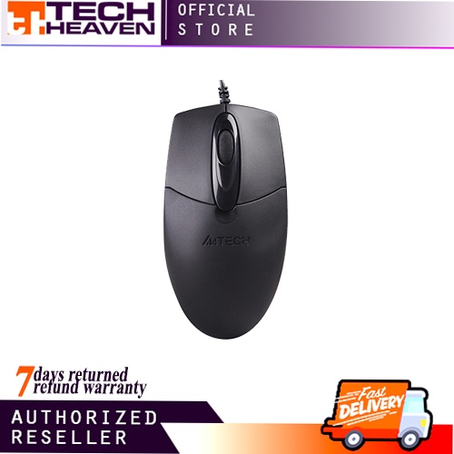 A4TECH OP-720 OPTICAL MOUSE USB (BLACK) | Shopee Philippines