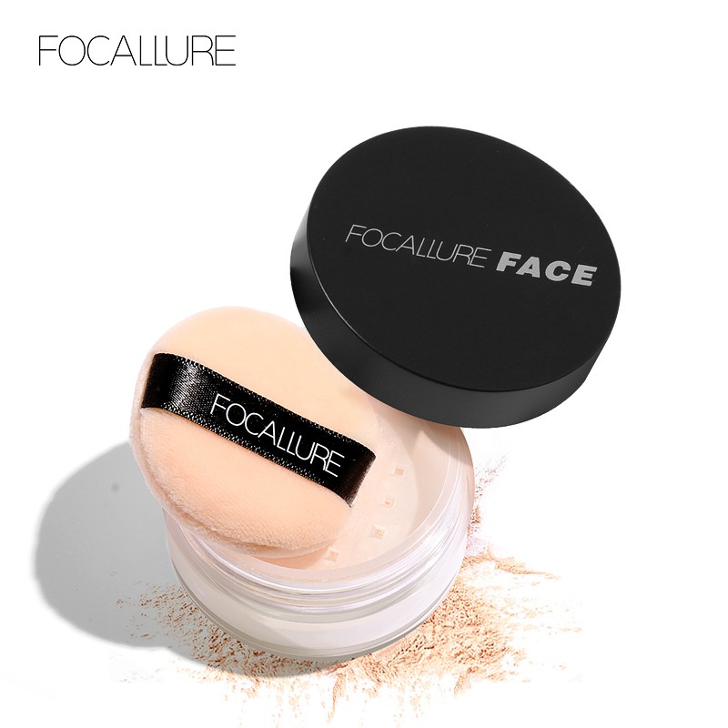 FOCALLURE 3 Colors Loose Setting Powder Oil Control Smooth Face Makeup ...