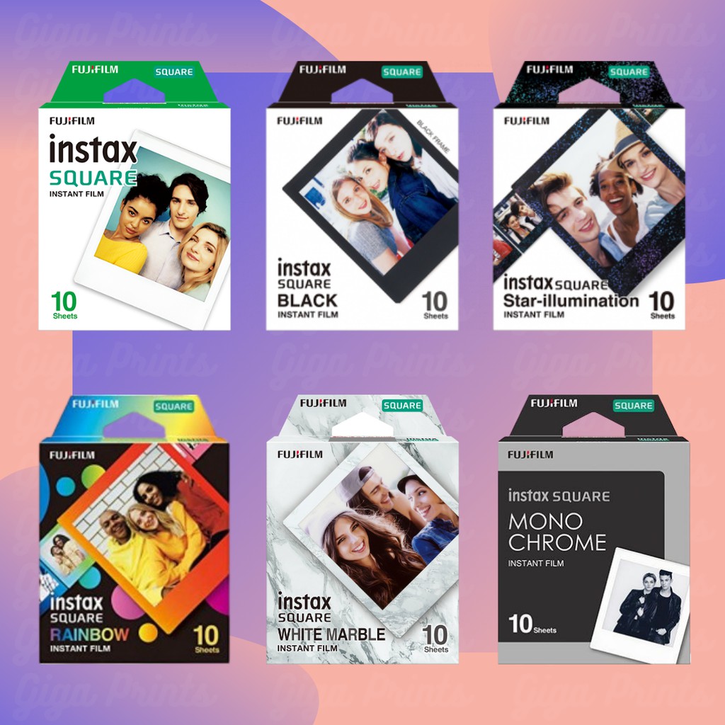 Fujifilm Instax Square Film With Design And Plain | Shopee Philippines
