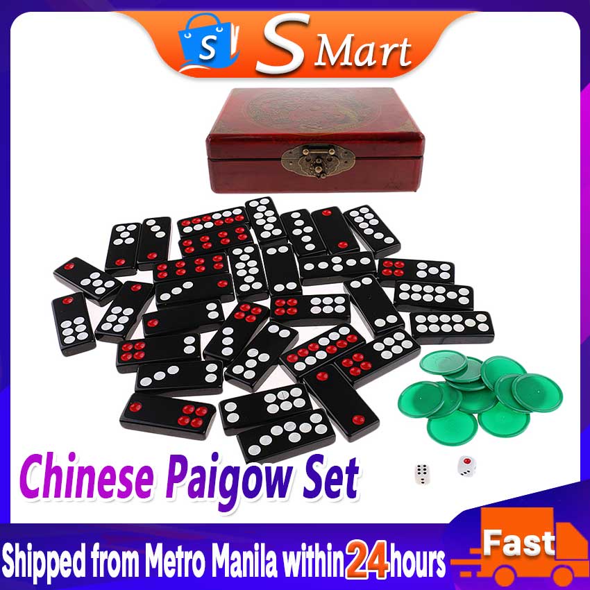 Chinese Pai Gow Paigow Tiles Set Domino Casino Game Party Fun Toy For ...