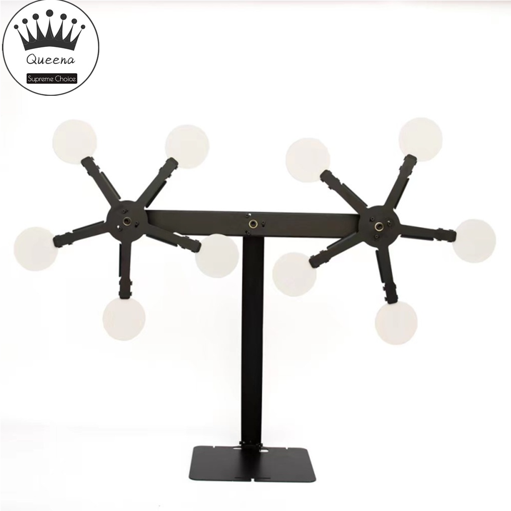 Resetting and Rotate The Metal Shooting Target Stand with 10 Steel ...