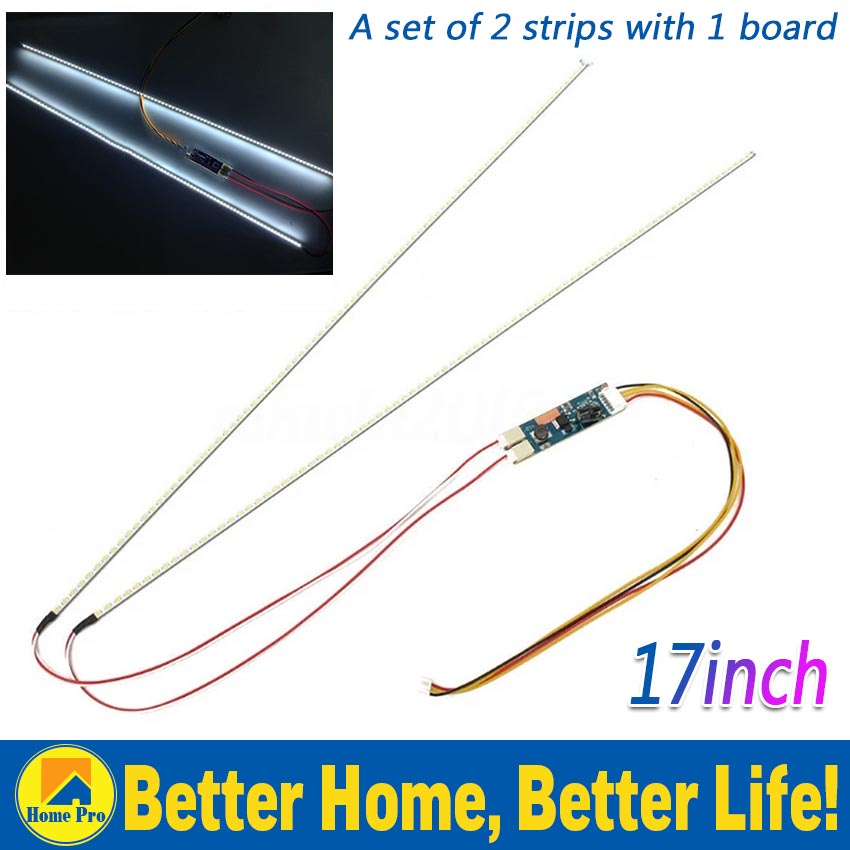 17inch Backlight Strip Kit Universal LED Back light Lamps Update kit ...